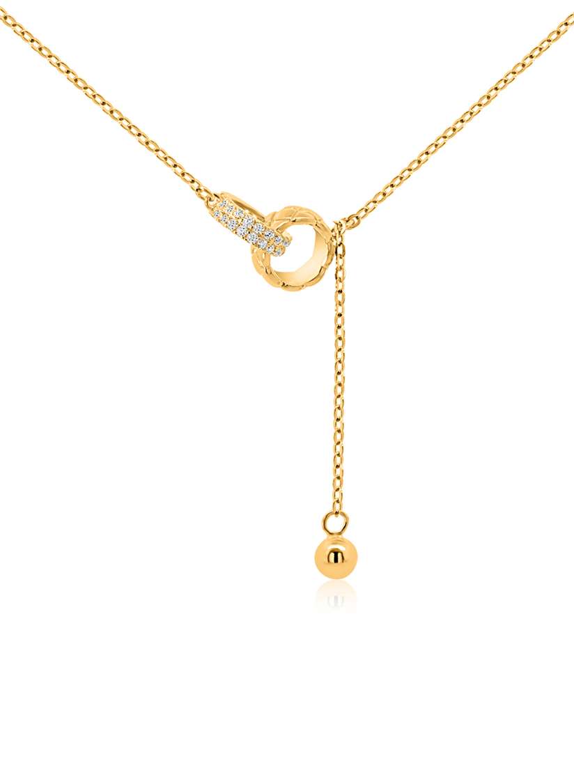 Gold plated necklace on myntra store