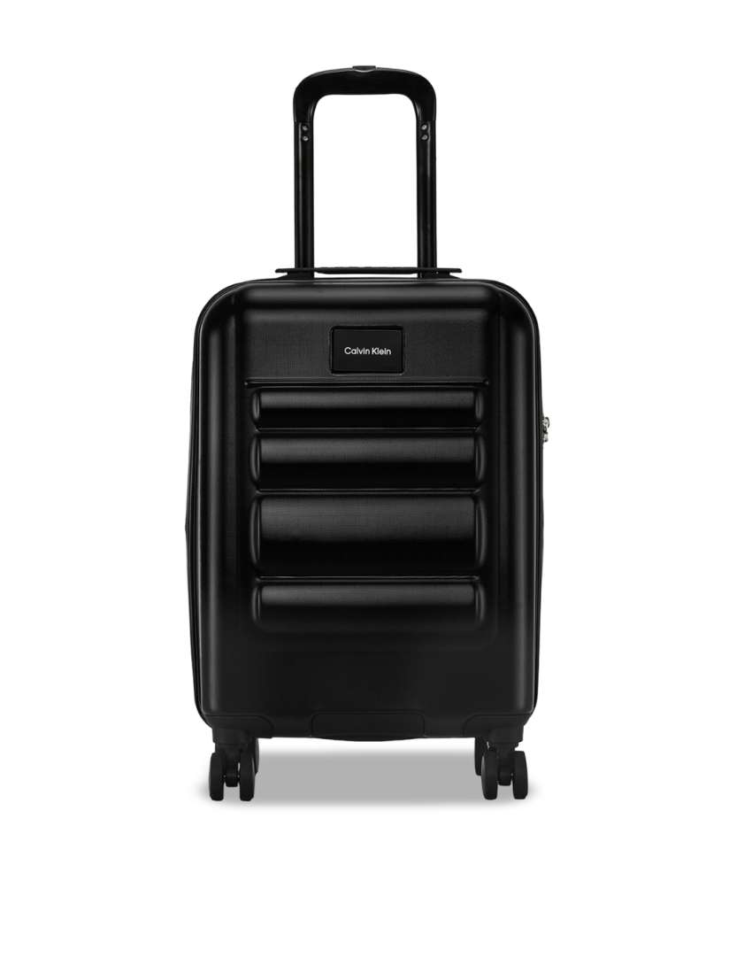 Buy Calvin Klein Imagine Black Hard 20 Cabin Luggage Trolley Bag for Unisex 30001673 Myntra