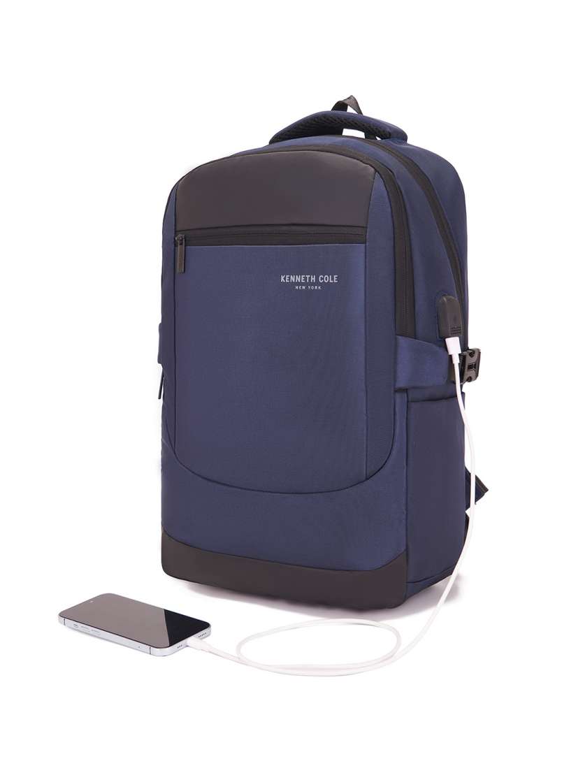 Buy Kenneth Cole Unisex Laptop Backpack with USB Charging Port Backpacks for Unisex 31150807 Myntra