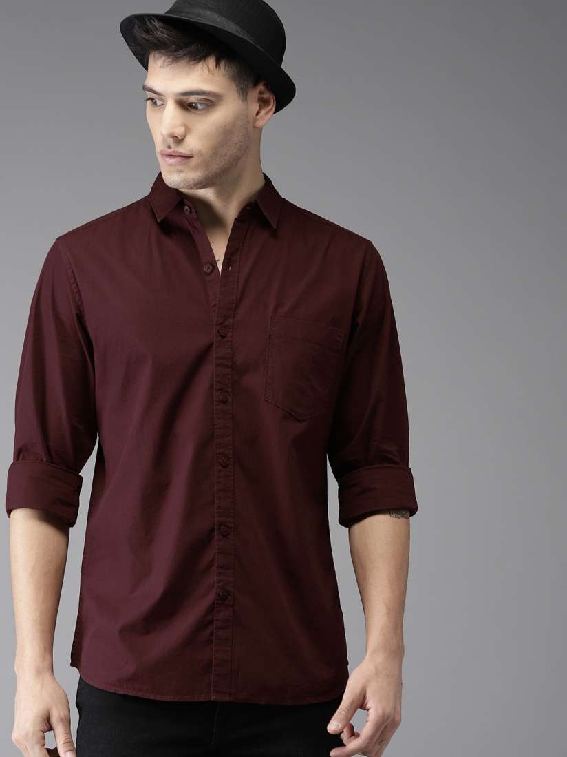 Shirts in myntra store