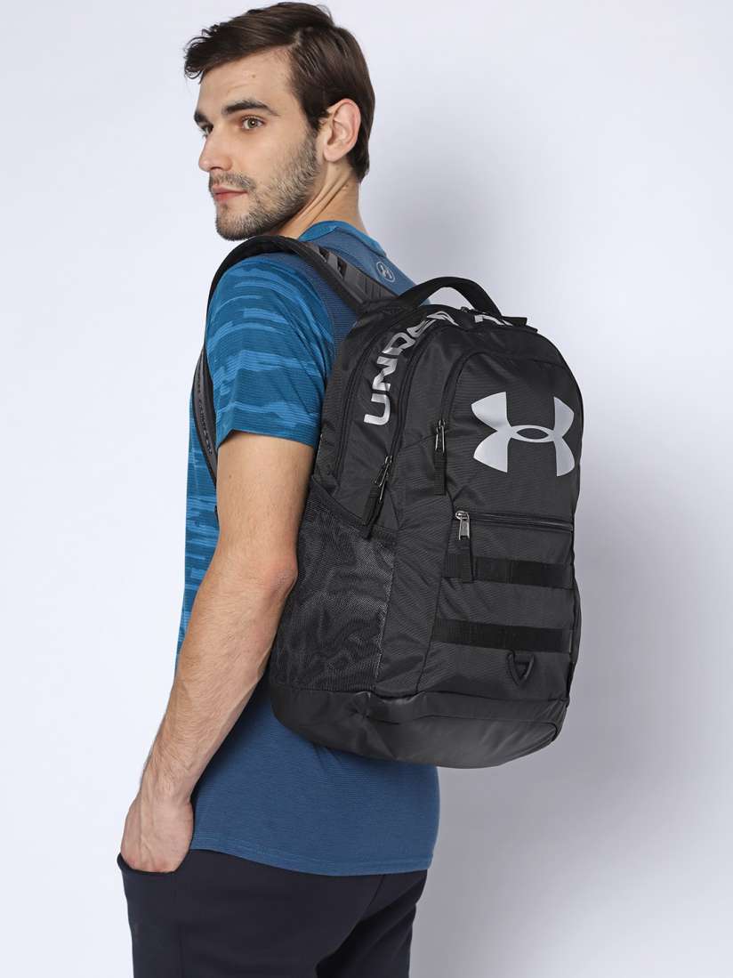Buy UNDER ARMOUR Unisex Black Big Logo 5.0 Laptop Backpack Backpacks for Unisex 7610125 Myntra