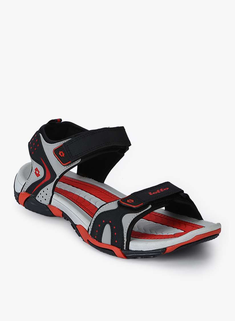 Buy Lotto Men Black Grey Sports Sandals Sandals for Men 7683448 Myntra