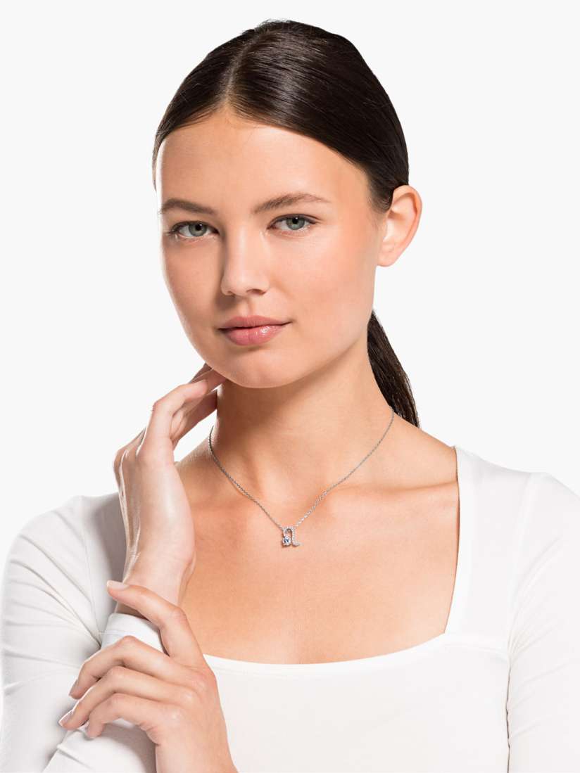 Buy SWAROVSKI White Mixed Metal Finish Zodiac II Pendant Leo Necklace and Chains for Women 12745114 Myntra