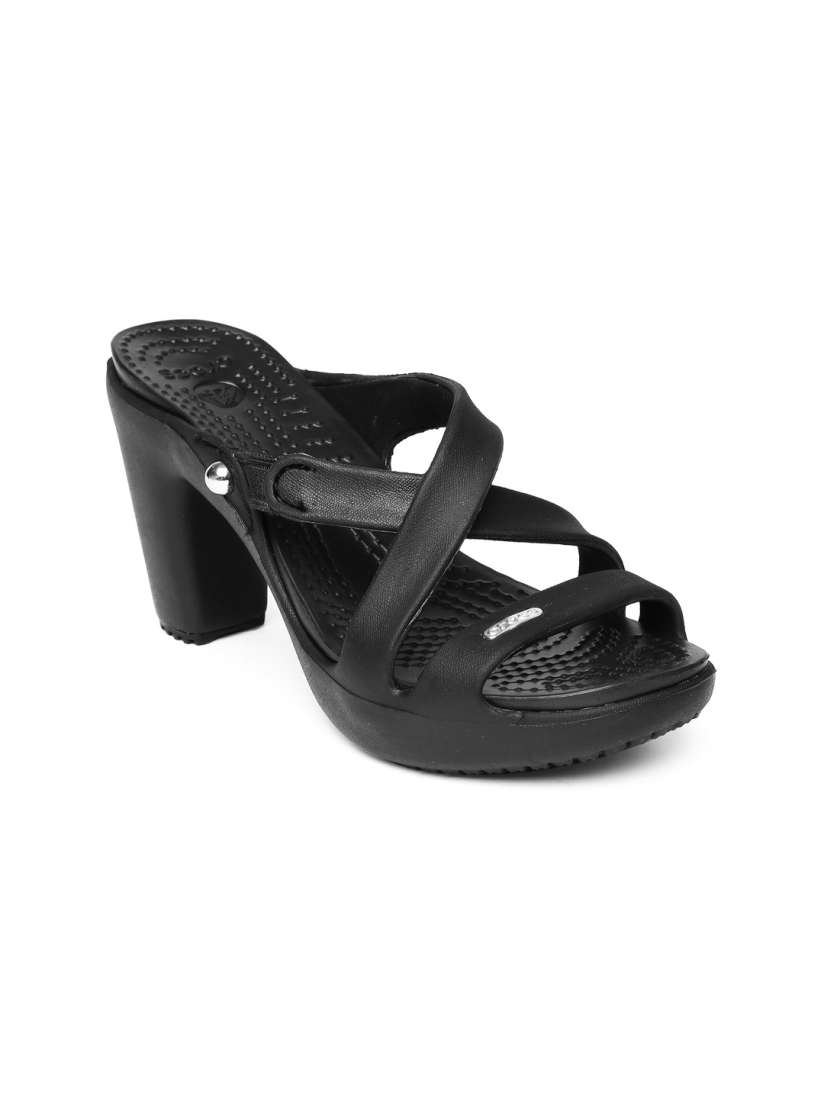 Crocs cyprus iv heel black store